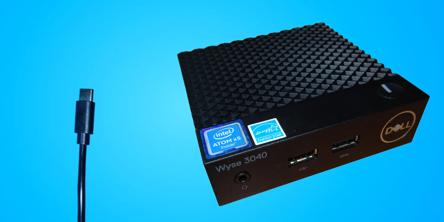 The 12V Dell Wyse 3040 Only Needs 5V – Qubits & Bytes